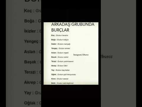 BURÇLARLA İLGİLİ • BURÇLARIN ÖZELLİKLERİ