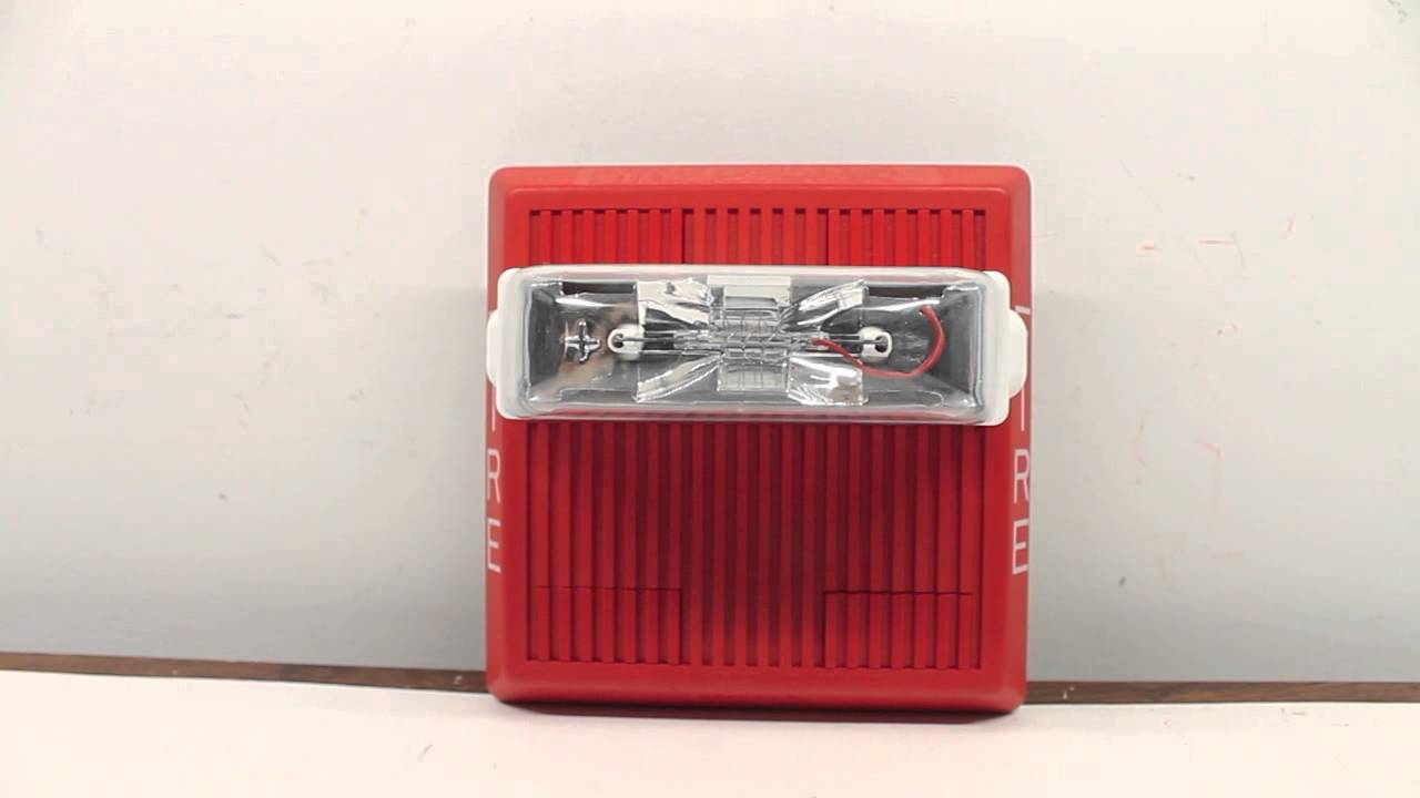 Wheelock MT-24MCW Fire Alarm Test - YouTube