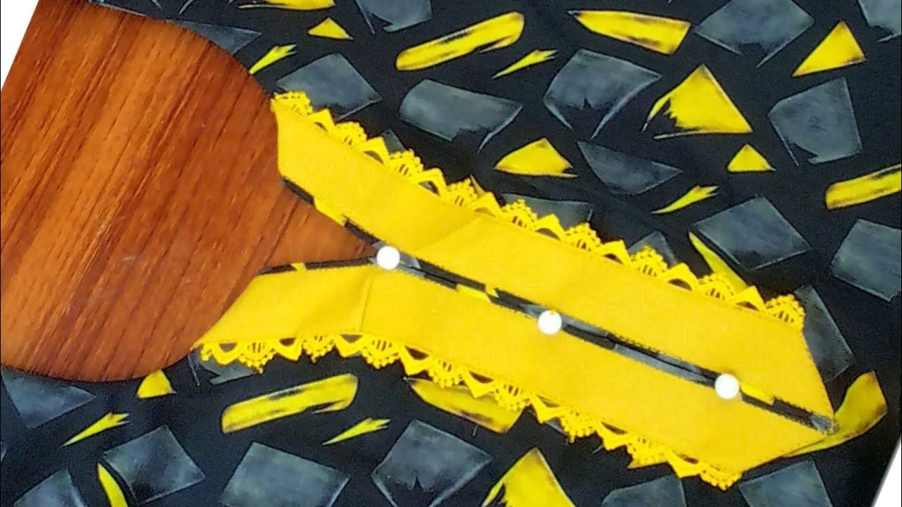 Beautiful Neck Design With Lais Cutting And Stiching l Neck Design with ...