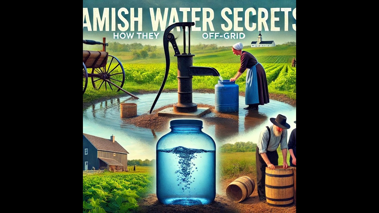 How the Amish Get FREE water (no government) - YouTube