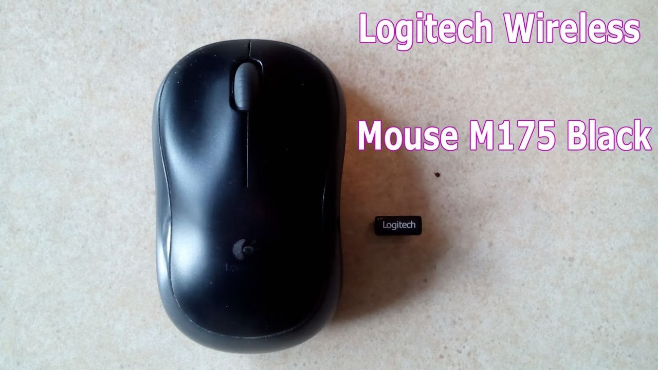 Огляд Техніки та Аксесуарів - Logitech Wireless Mouse M175 Black - YouTube
