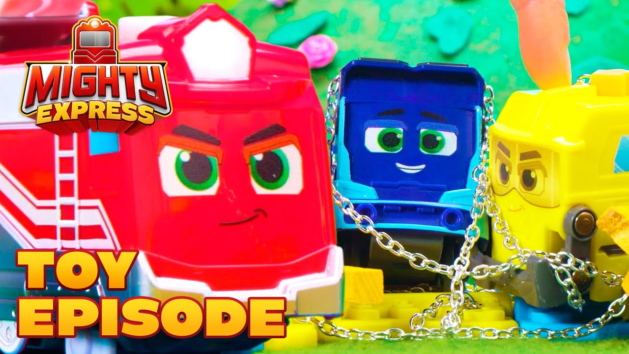 Rescue Red Saves the Day 🚒| Mighty Express Compilation | Pretend Play ...