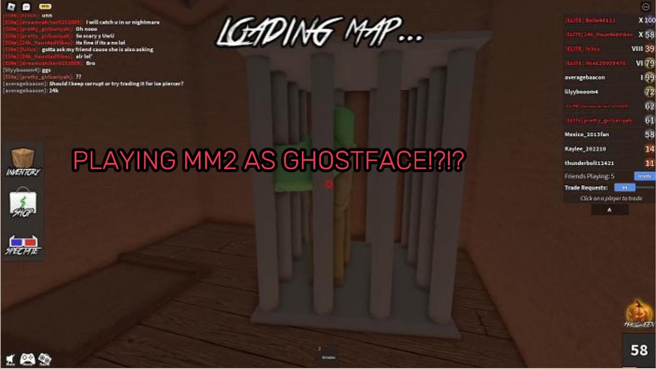 Playing MM2 As GHOSTFACE!?!? (Murder Mystery 2) - YouTube