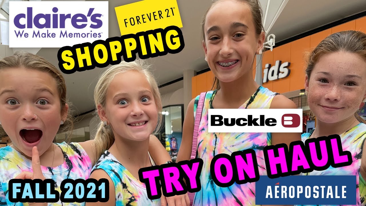 Shopping at the Mall *Clothing Haul 201* Back to school Haul - YouTube