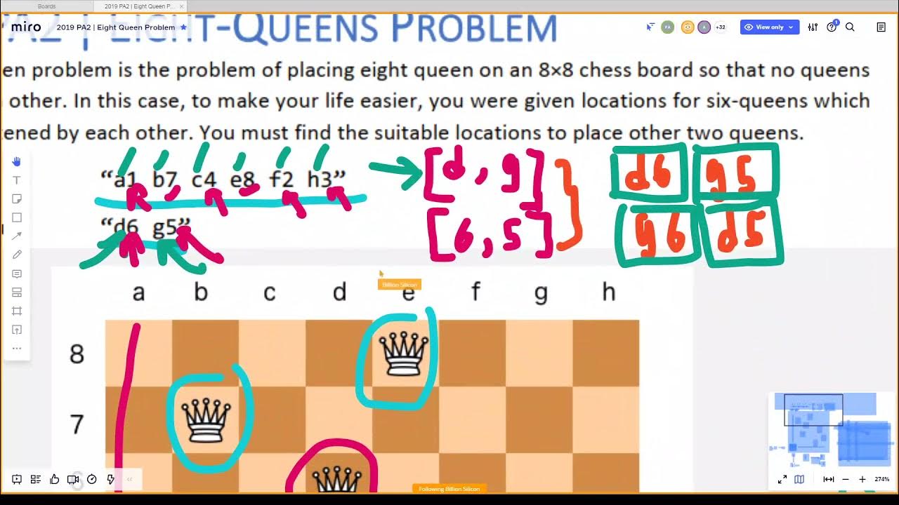 CS Part 7 Programming Assignment 2 2019 PA2 Eight Queen Problem - YouTube