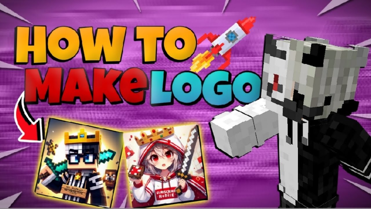 How to Make Your name Animated character Logo (Different commands ...