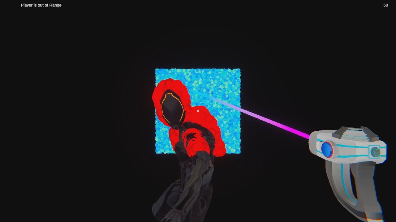 I have to light up my surroundings to escape this invisible monster ...