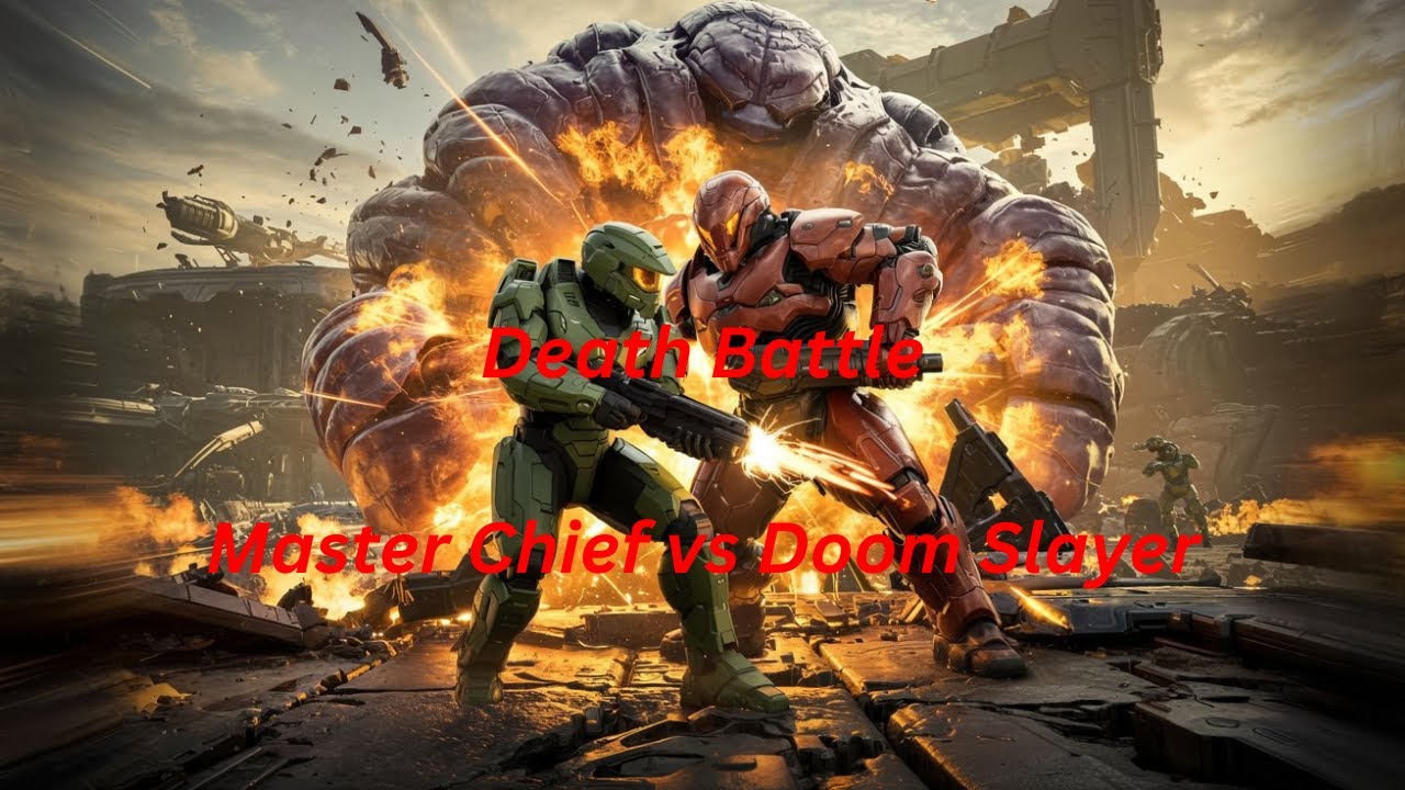 Master Chief vs Doom Slayer BRUTAL Death Battle Reaction - YouTube