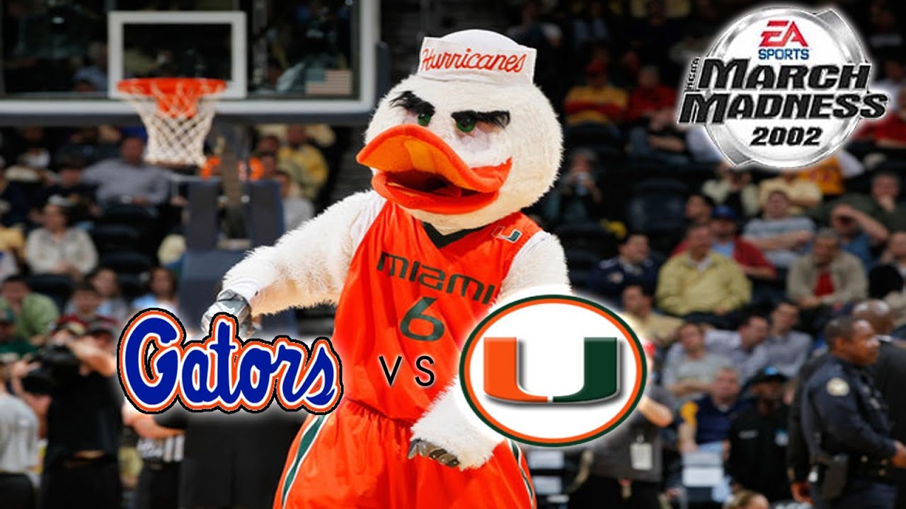 NCAA March Madness 2002 - (PS2) - Florida Gators vs Miami Hurricanes ...