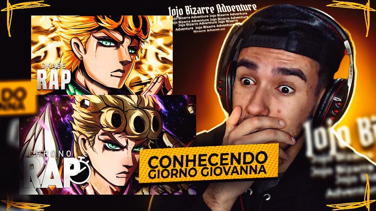 (2 em 1) REACT - Raps do Giorno Giovanna (Jojo’s Bizarre Adventure ...