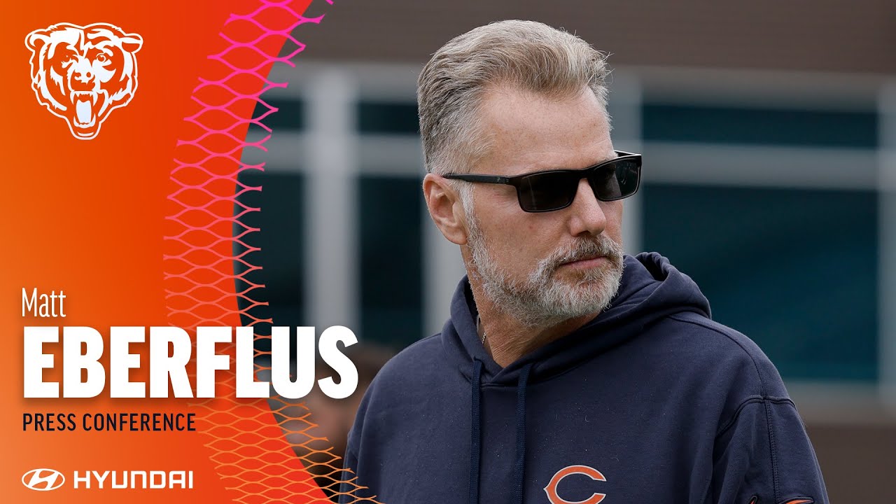 Matt Eberflus sets stage for Week 1 vs. Titans | Chicago Bears - YouTube