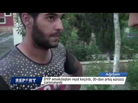 Ağdamda DYP əməkdaşları reyd keçirib, 30-dan artıq sürücü cərimələnib