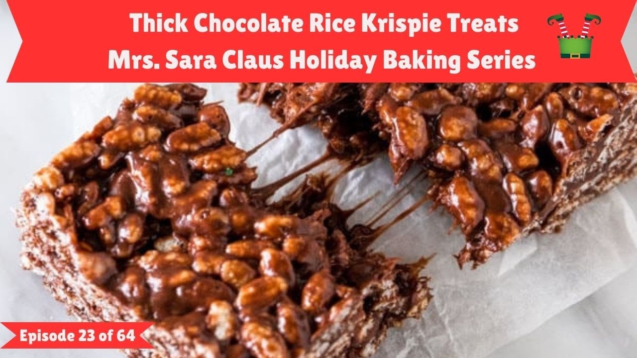 Chocolate Rice Krispie Bars - (Easy 5 Ingredients) Great for Christmas ...