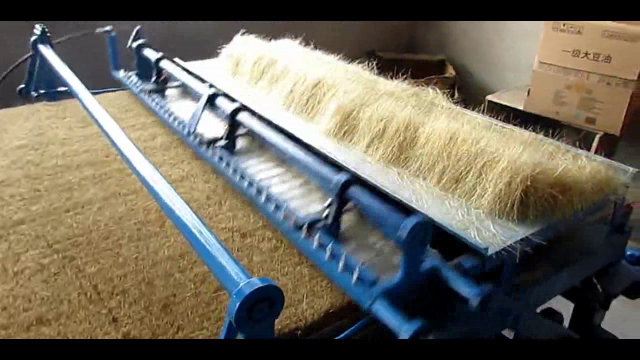 Brush bristle finishing machine - YouTube
