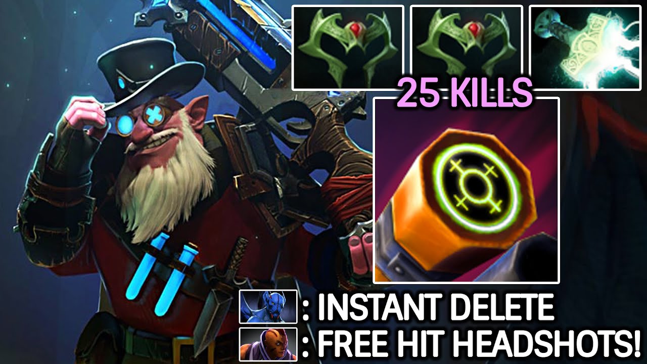 2x WRAITH BAND + MJOLLNIR = SNIPER CARRY FREE HIT HEADSHOTS Dota 2 ...