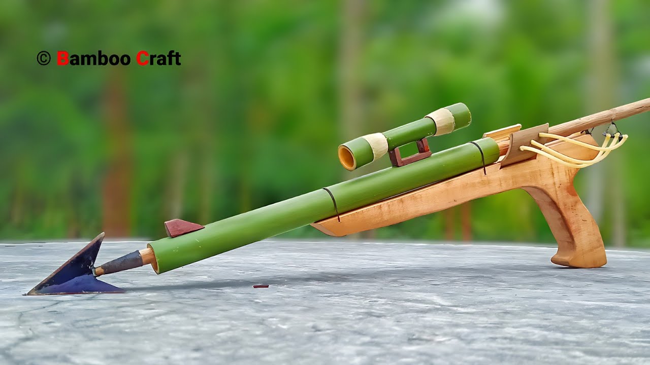 How to make Bamboo slingshots - YouTube