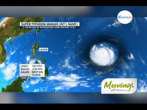 Mornings with GMA Regional TV: Super Typhoon Mawar - YouTube