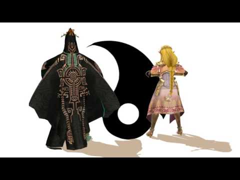 Zelda and Midna dance off. Bad Apple. (HAPPY NEW YEAR!) - YouTube
