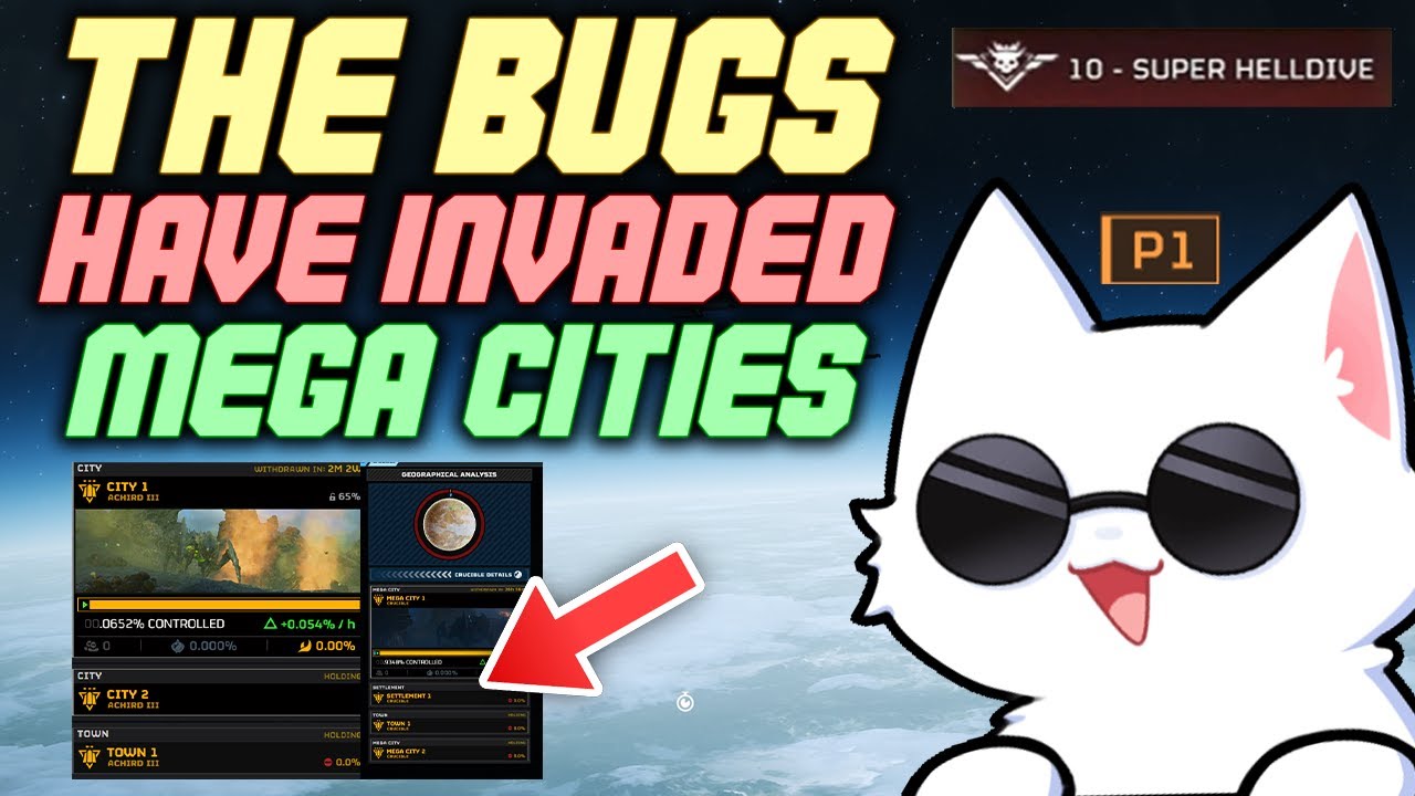 BUG MEGA CITIES ARE HERE!!! Teaching New Players The Basics of Helldivers 2 - 1# MOST DEMOCRATIC ...