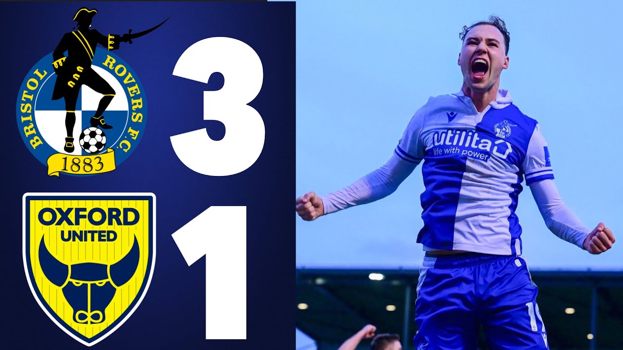 EXCELLENT WIN! Bristol Rovers 3-1 Oxford United | MATCH REACTION - YouTube