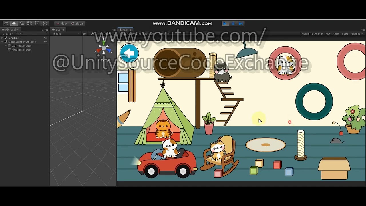 My Cat Town Kids 2D Ragdoll Educational Fun Game - Unity Source Code ...