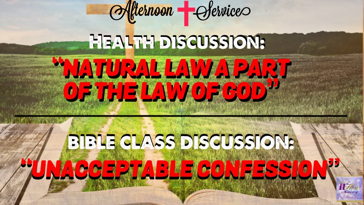 Health | Bible Class Discussion - YouTube