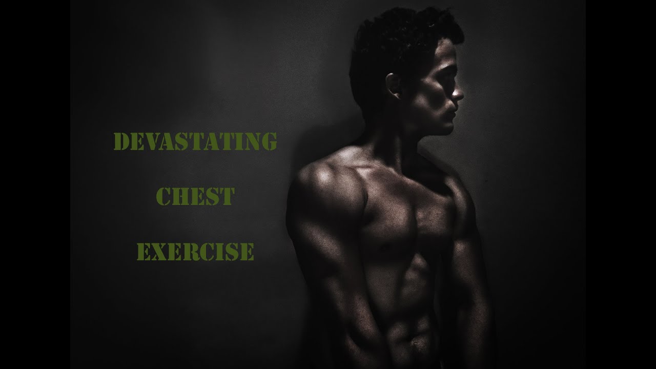 Devastating chest exercise for widening and thickening chest - YouTube