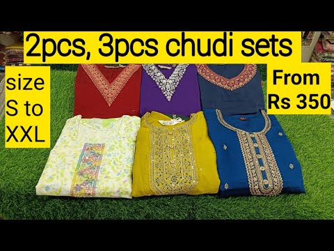 Grand and cotton chudi sets From Rs 350 - YouTube