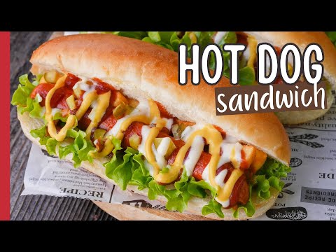 Easiest Hot Dog Sandwich You Can Make at Home 🤩🌭