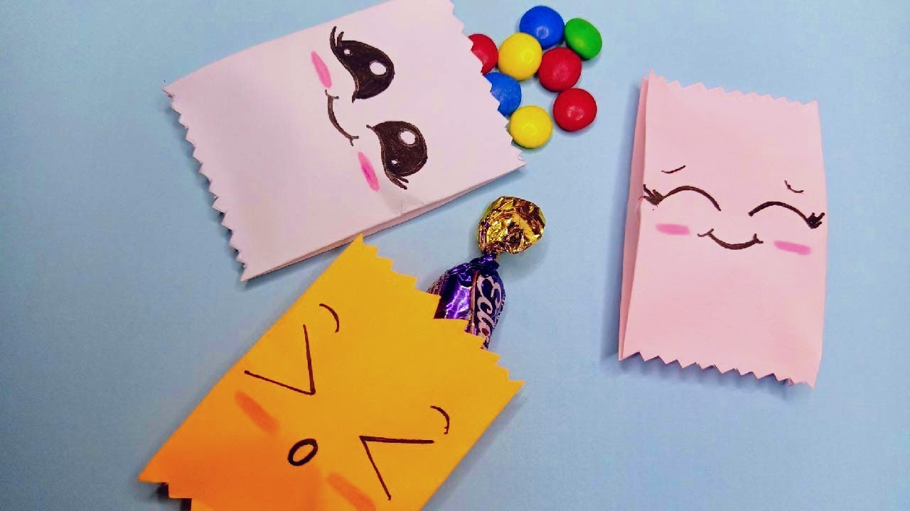 Cute candy || Cute gift || kawaii face candy || Paper candy || Gift ...