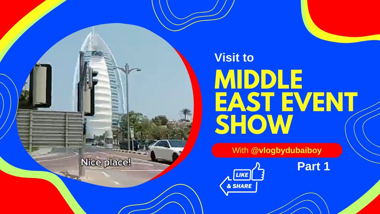 Visit to Marketing Event By Middle East Event Show (Part 1) - YouTube