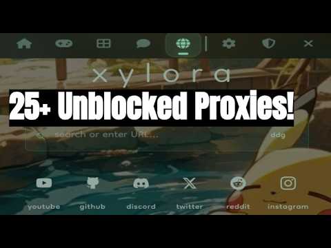 25 UnbIocked Xylora Links for Gaming, Movies, Social Media, Etc on School Chromebook!