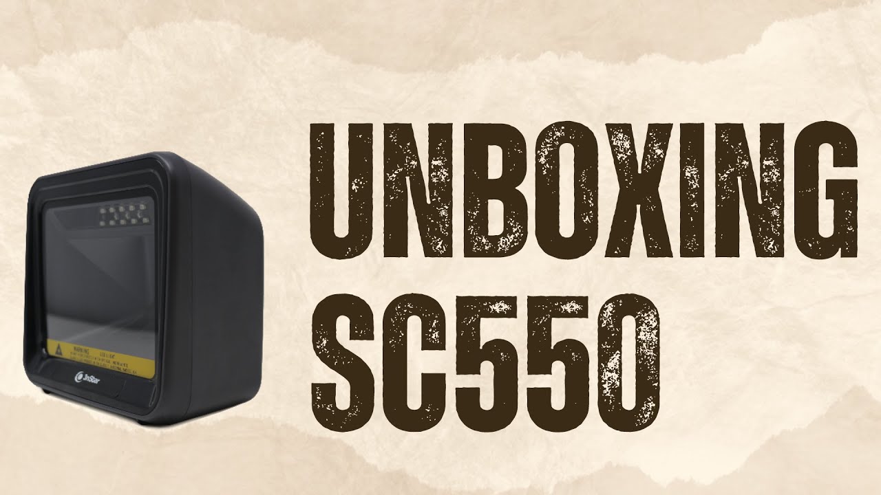 Unboxing: SC550 2D Omnidirectional Barcode Scanner - YouTube