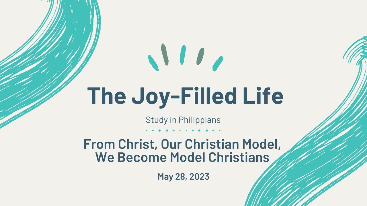From Christ, Our Christian Model, We Become Model Christians - YouTube