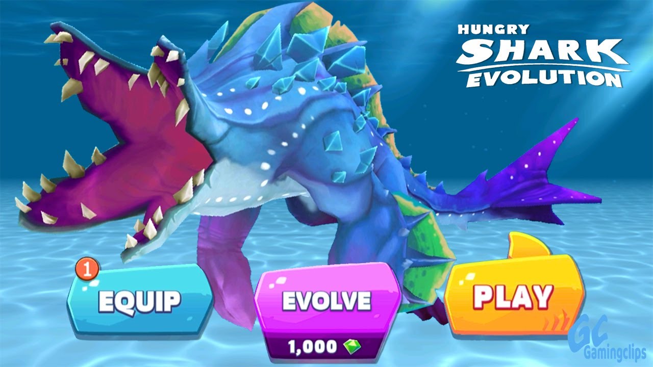 ABYSSAURUS unlocked in Hungry Shark Evolution - YouTube