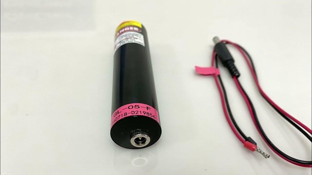 532nm 5mW DPSS レーザーダイオードモジュール ビデオ - YouTube