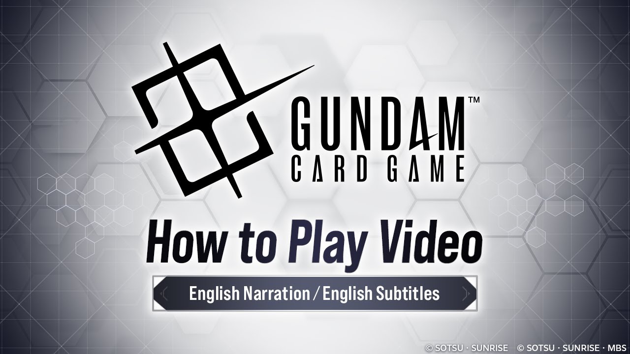 【GCG】『GUNDAM CARD GAME』How to play and rules - YouTube