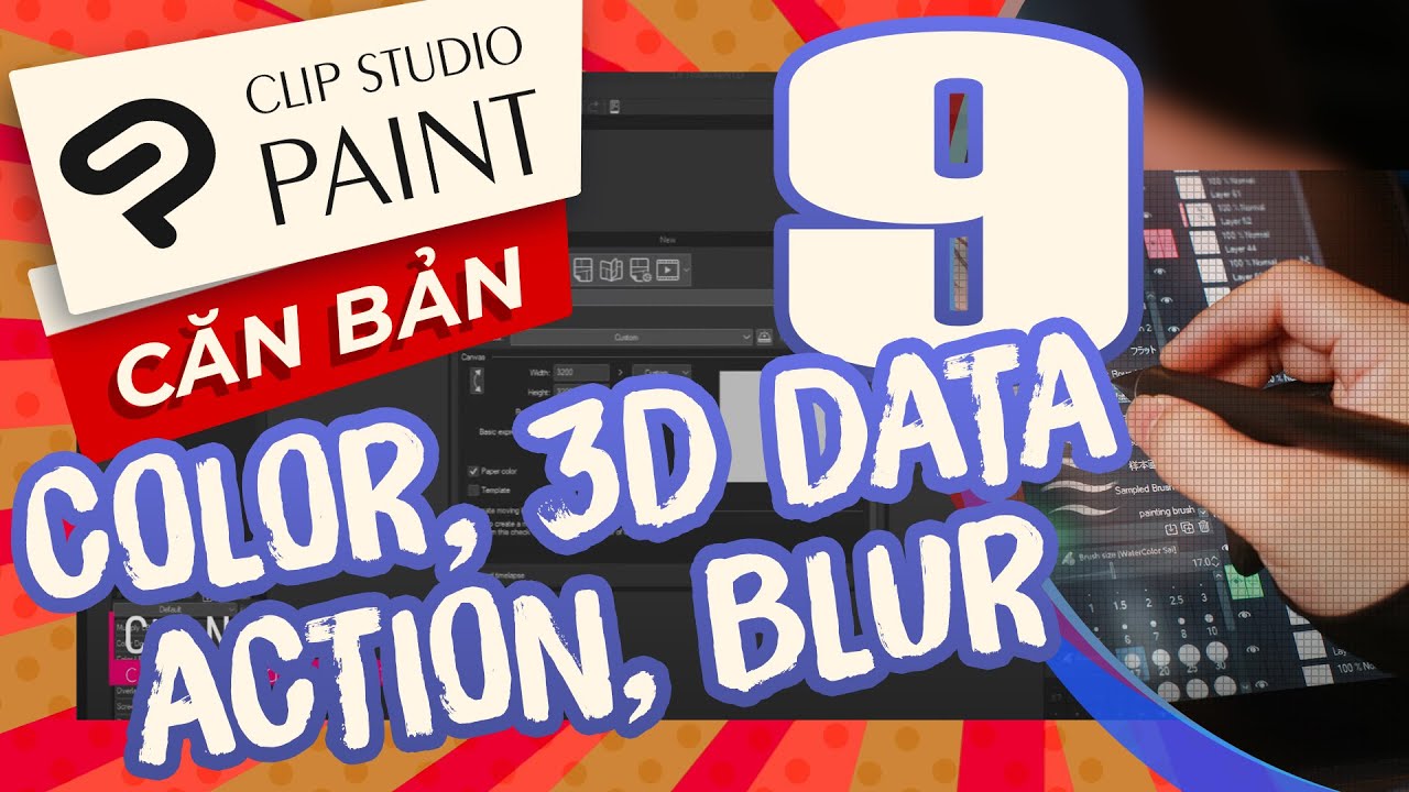 [CSP Fundamental] - Tập 9. Color, 3D data, Action, Blur | Jawsii - YouTube