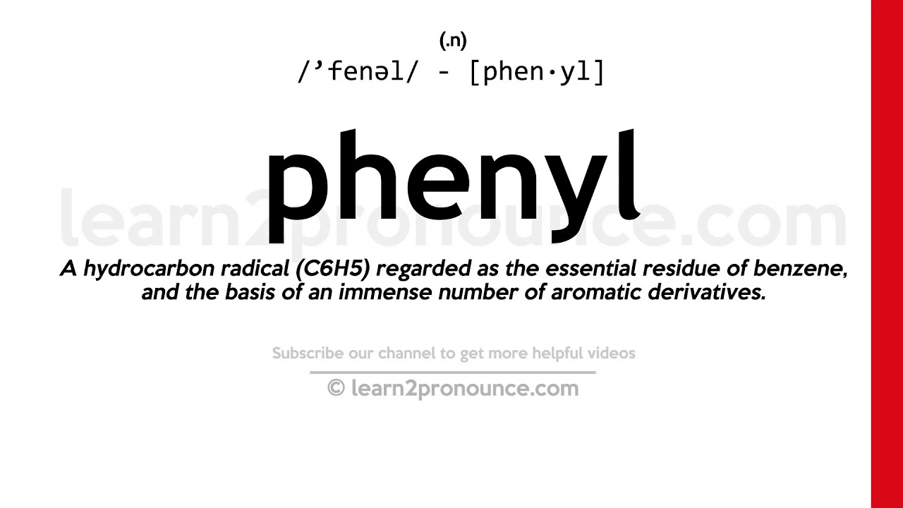 Pronunciation of Phenyl | Definition of Phenyl - YouTube