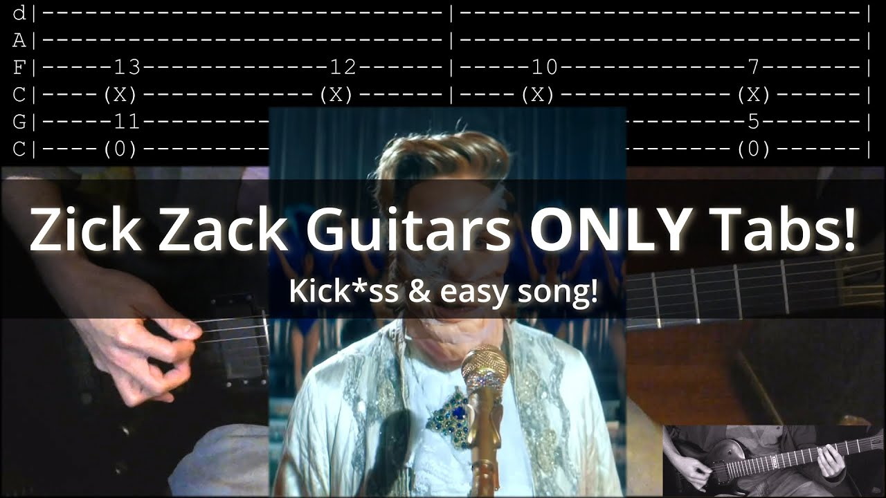 How to play Zick Zack w/Tabs! GUITARS ONLY - Rammstein - YouTube
