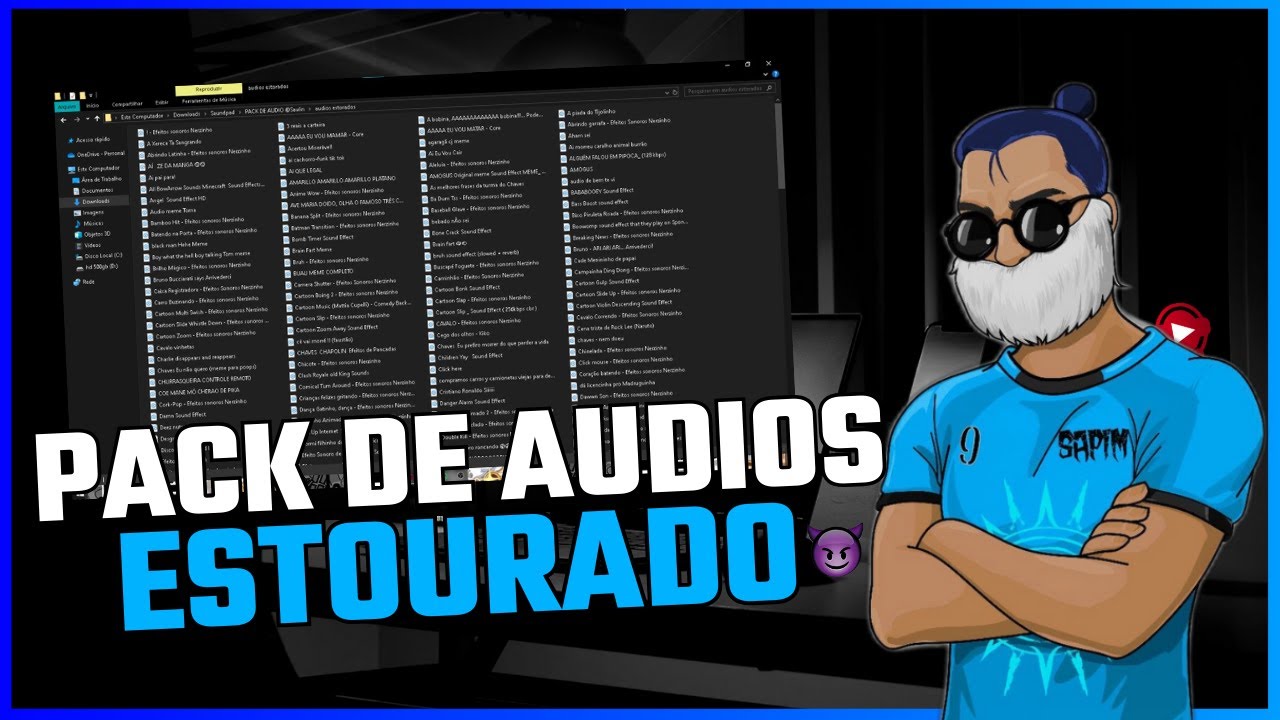 PACK DE AUDIO ESTOURADO PARA TROLLAR OS ALEATORY ️ - YouTube