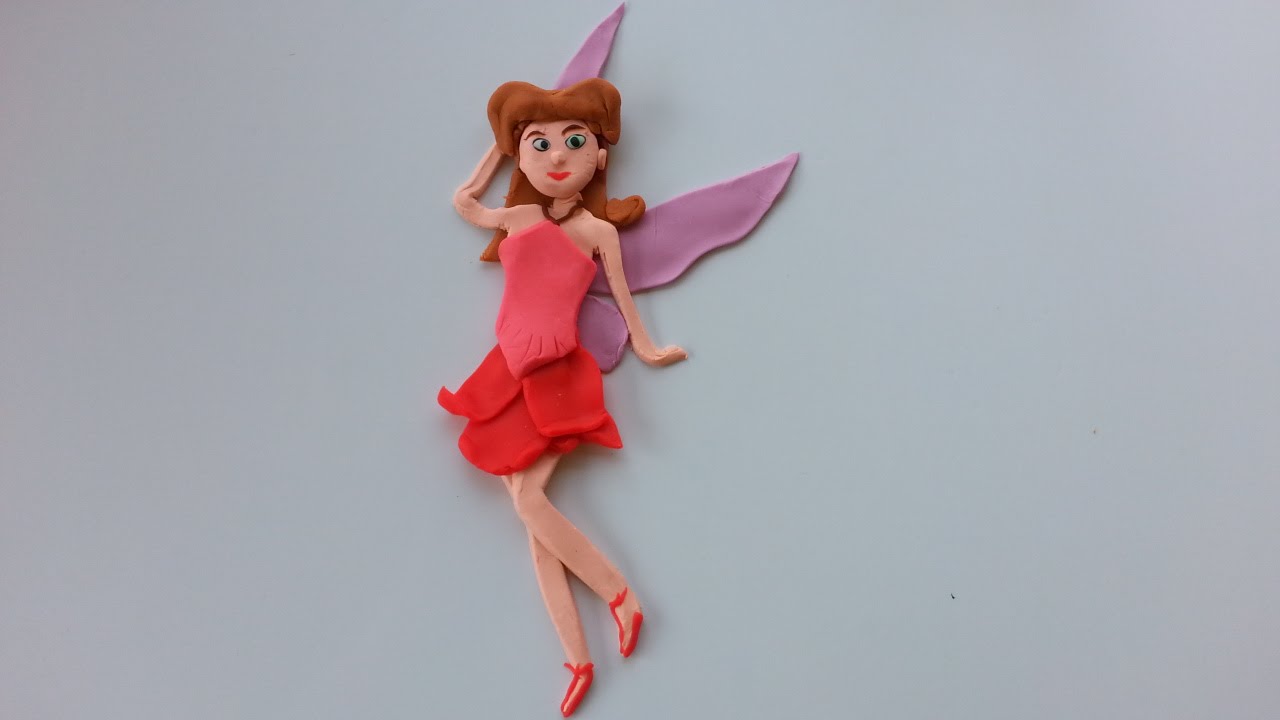 Tinker Bell`s Friend Rosetta - Play Doh - How to make Rosetta from Play ...