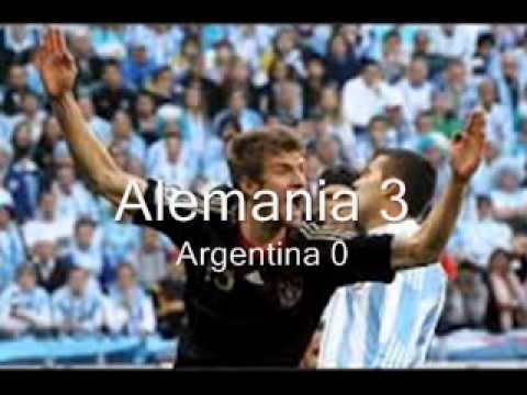 Alemania 4 Argentina 0 2010 (Caracol Radio) Iván Mejia