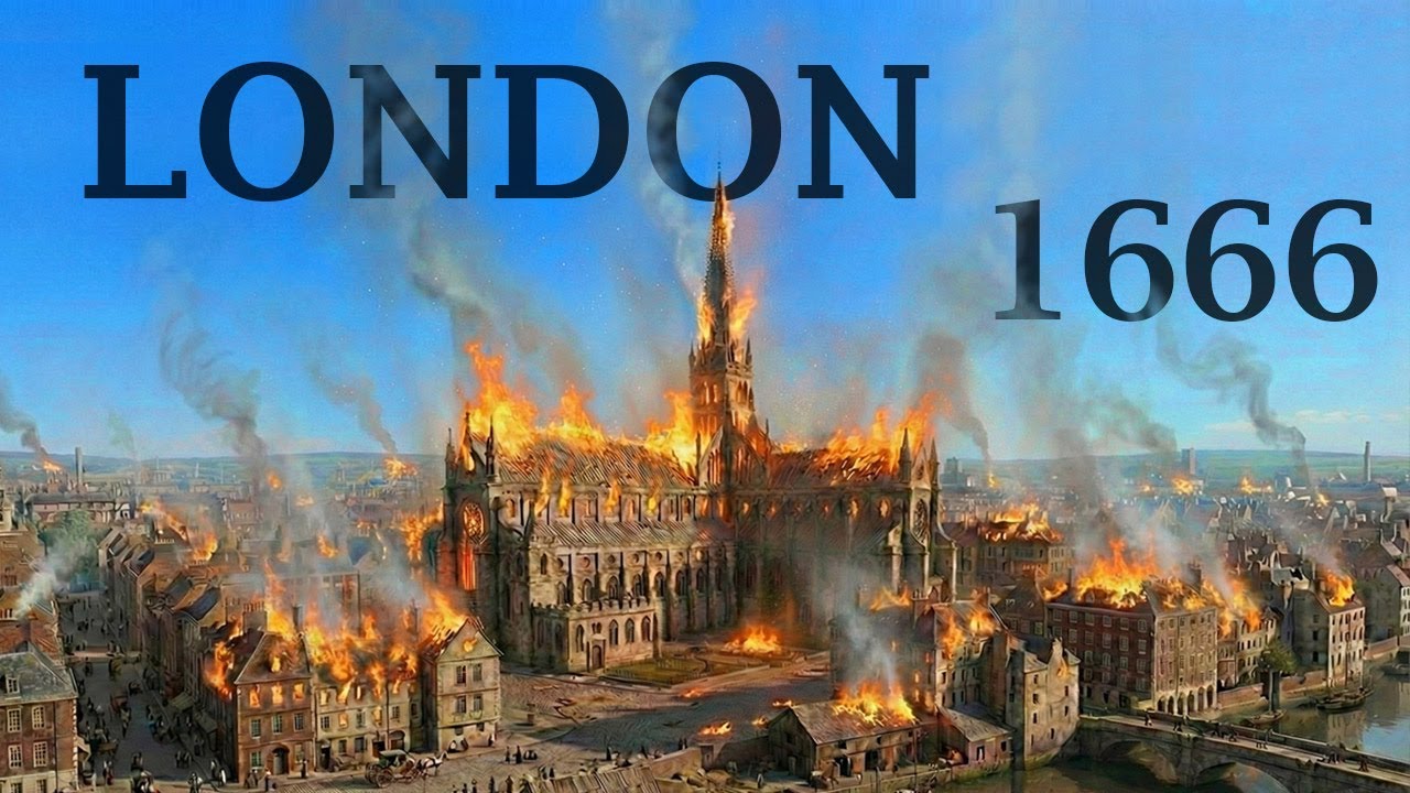 The Great Fire of London in September 1666 - The Night London Burned ...