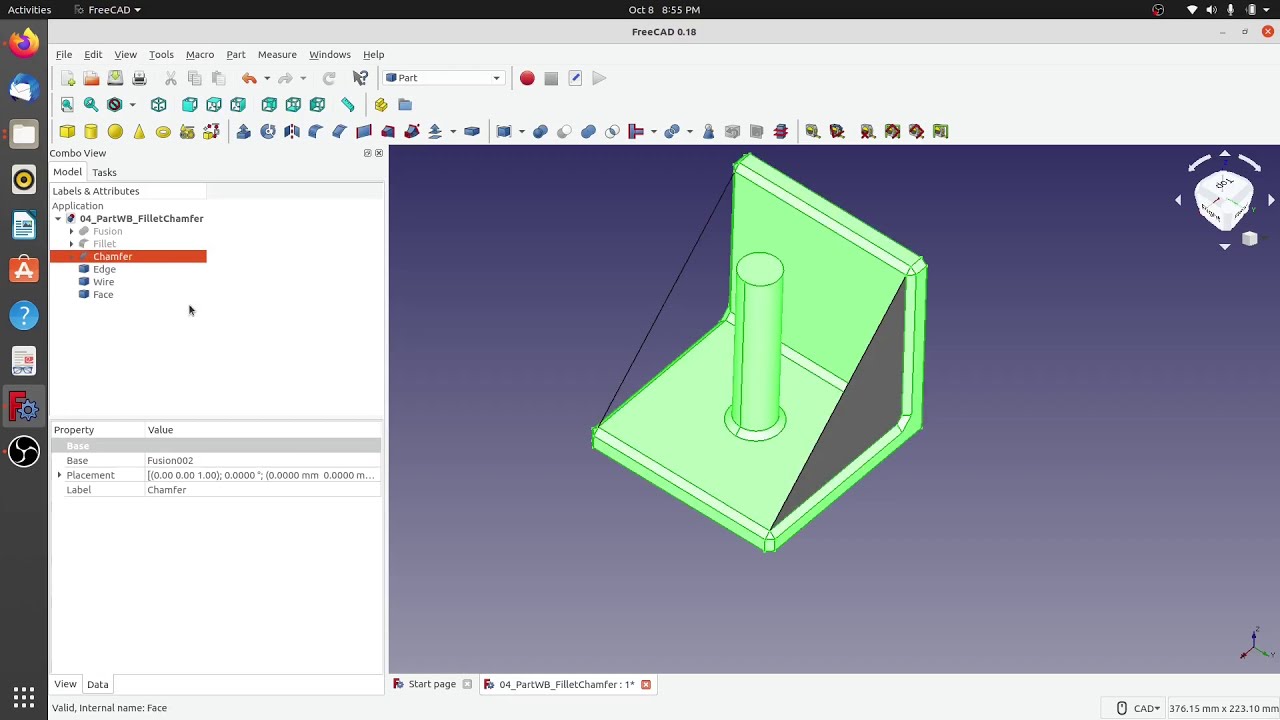 04-5 Part Work Bench Advanced Shapes in FreeCAD - YouTube