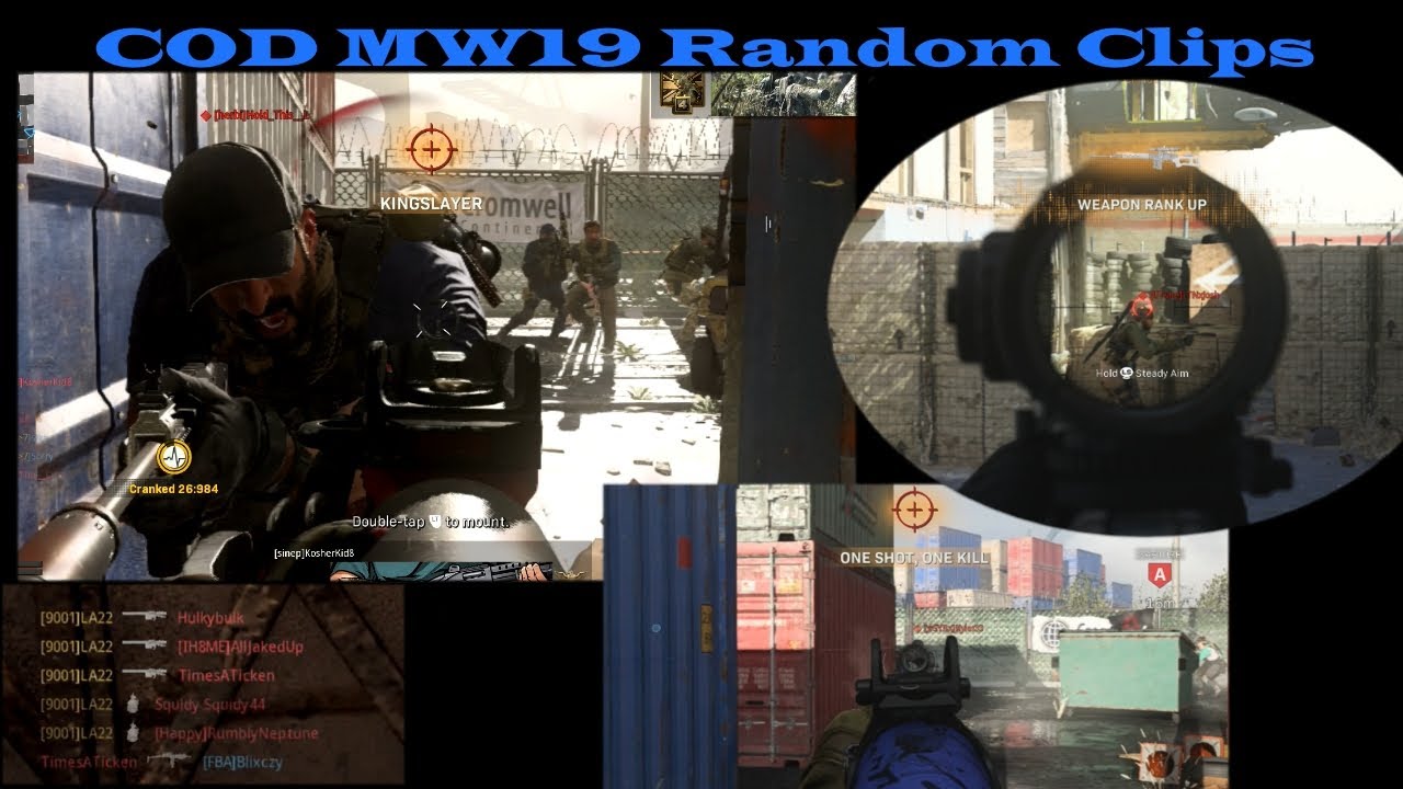 COD MW19 Random Clips - YouTube