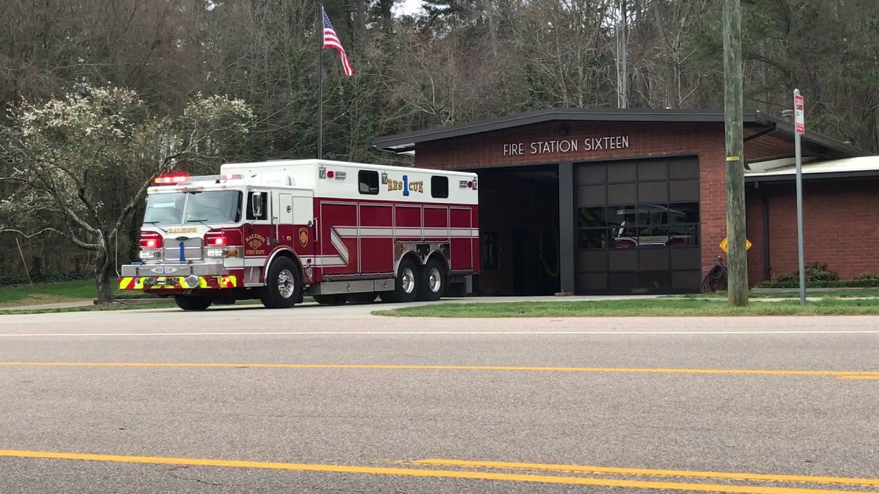 3/17/20 - Raleigh FD - Rescue 1 Responding - YouTube