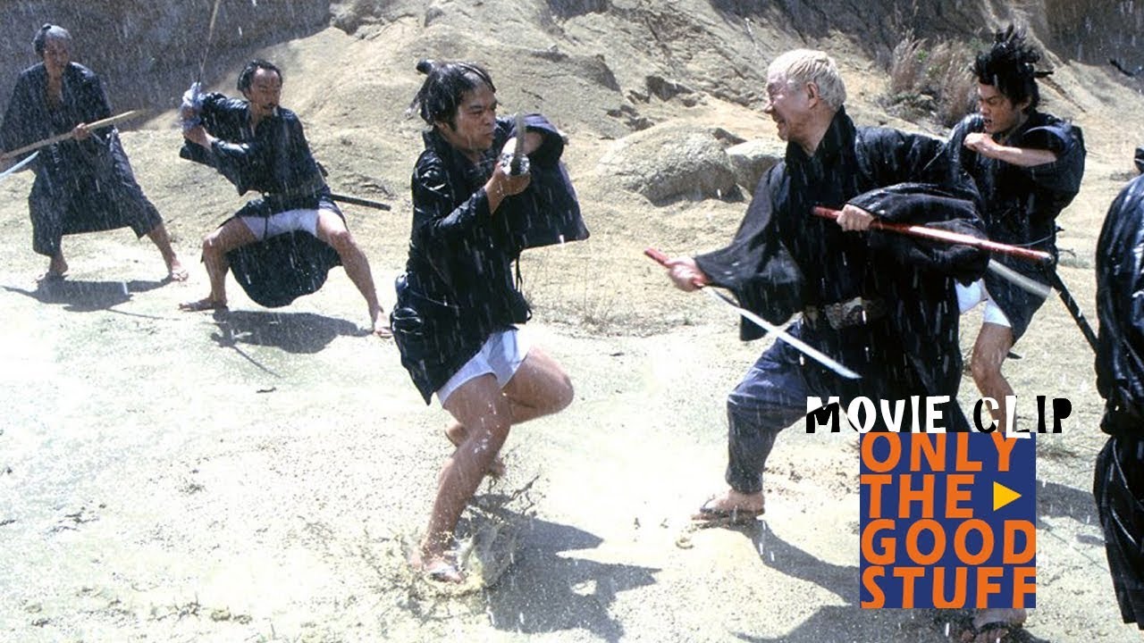 Rain Samourai Fight. ZATOICHI (2003) (Movie Clip 2/2) - YouTube
