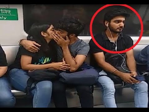 OMG! Couple kissing in metro goes viral - YouTube