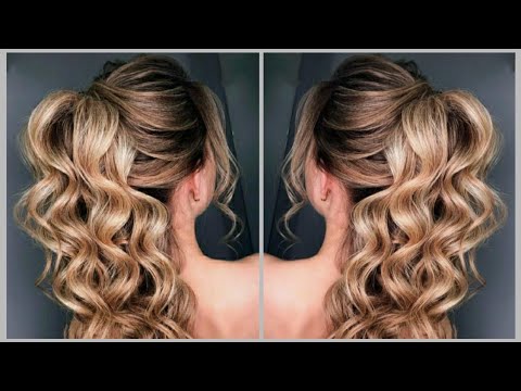 High Messy Ponytail Hairstyle Tutorial Video 🔹 #hairstyles #tutorials ...